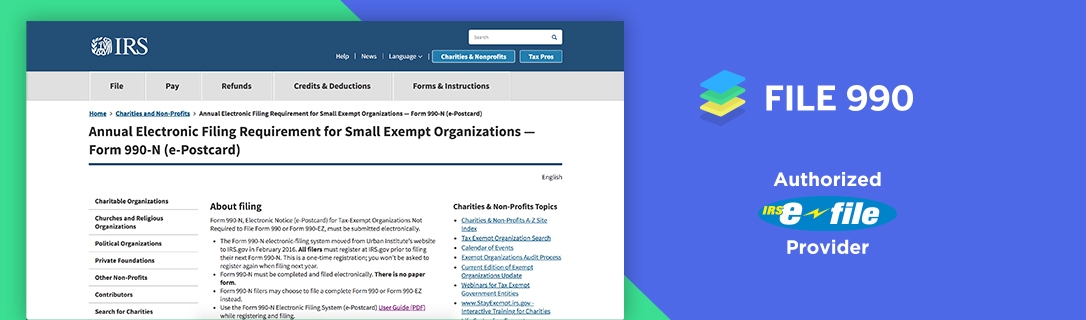How Many Different 990 Forms Are There? | File 990
